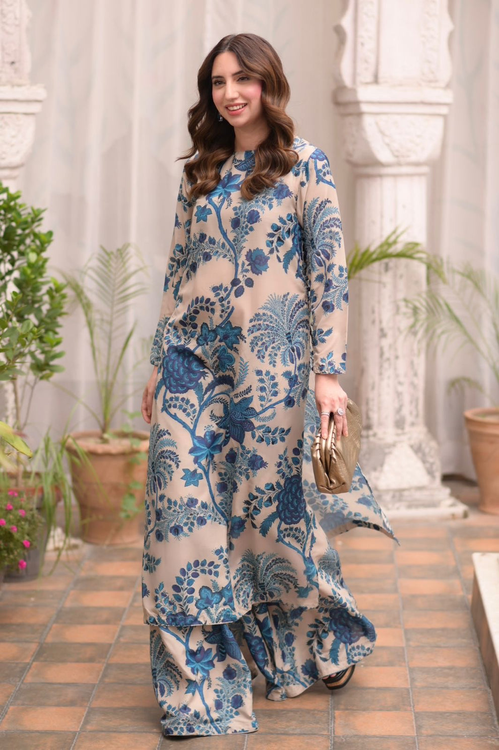 Beige Eleganza OG Lawn – Dear Wallet